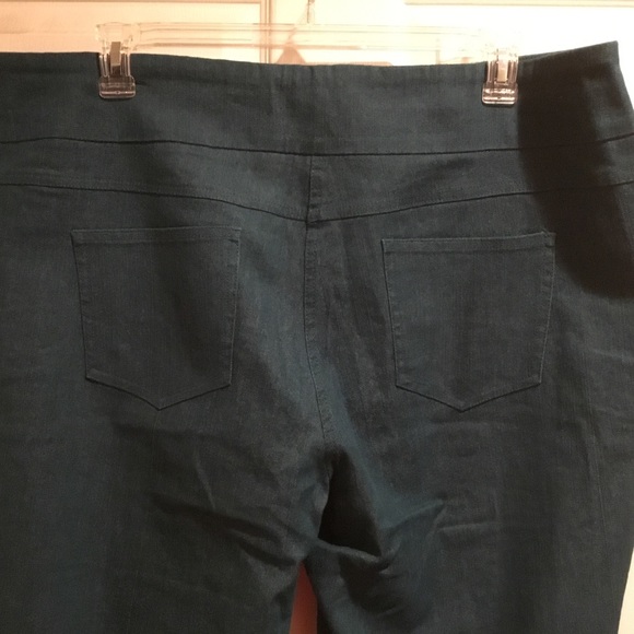 Ruby Rd. | Jeans | Ruby Rd Womens Green Pull On Jeans Size 22w | Poshmark